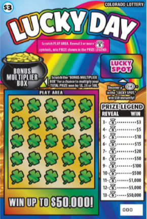 Lucky Day | Scratch | Colorado Lottery
