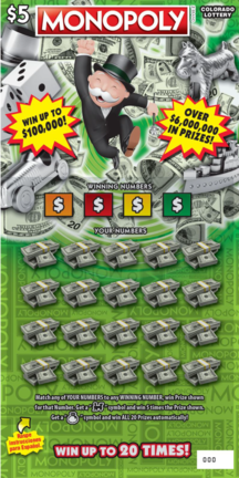 MONOPOLY™ | Scratch | Colorado Lottery