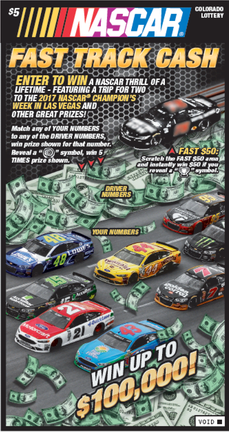 NASCAR Fast Track Cash | Scratch | Colorado Lottery