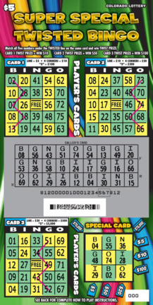 Super Special Twisted Bingo | Scratch | Colorado Lottery