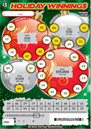 Holiday Winning$ | Scratch | Colorado Lottery