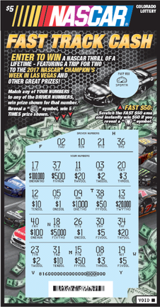 NASCAR Fast Track Cash | Scratch | Colorado Lottery