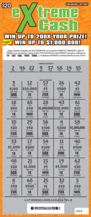 eXtreme Cash | Scratch | Colorado Lottery
