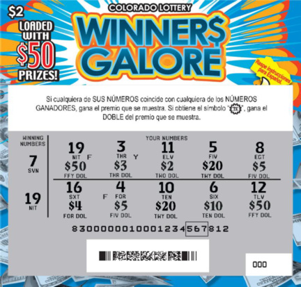 Winner$ Galore | Scratch | Colorado Lottery