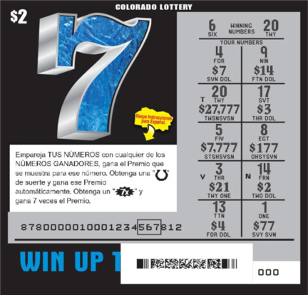 7s Series | Scratch | Colorado Lottery